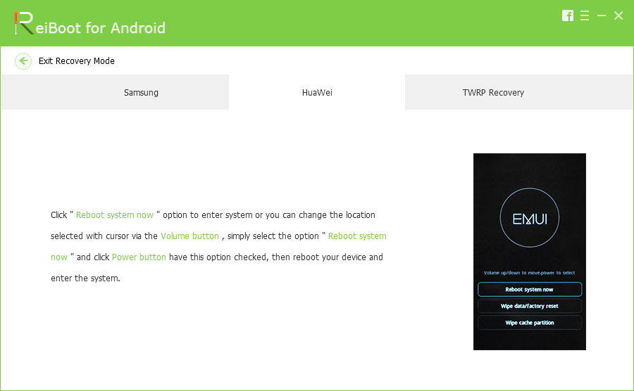 Tenorshare Reiboot For Android Guide How To Exit Android Recovery