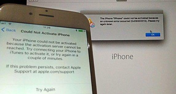 Solved: iOS 11 iPhone Activation Error 0xe8000013 with iTunes Solved: iOS 11 iPhone Activation Error 0xe8000013 with iTunes
